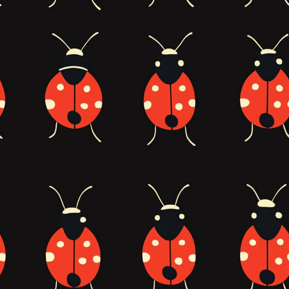 Download Whimsical Ladybug Pattern Patterns Online - Creative Fabrica