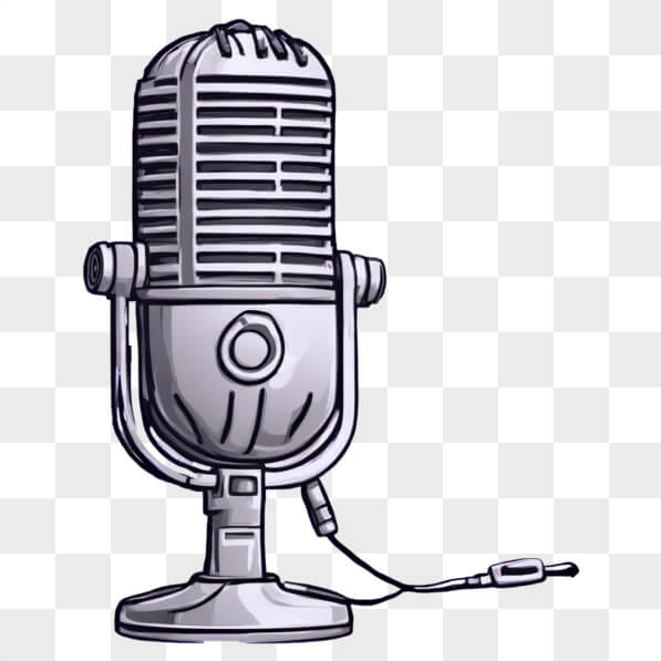 Download Vintage Microphone Cartoons Online - Creative Fabrica