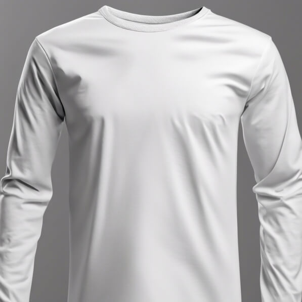 Download Plain White Long-Sleeve Shirt Mockups Online - Creative Fabrica