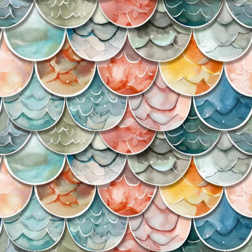 Download Colorful Abstract Fish Scale Pattern Patterns Online ...