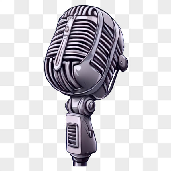 Download Classic Vintage Microphone Cartoons Online - Creative Fabrica