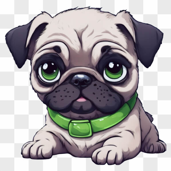 Download Cute Cartoon Pug Puppy Cartoons Online - Creative Fabrica