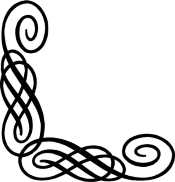 Download Intricate Decorative Swirl Design Borders & Corners Online ...