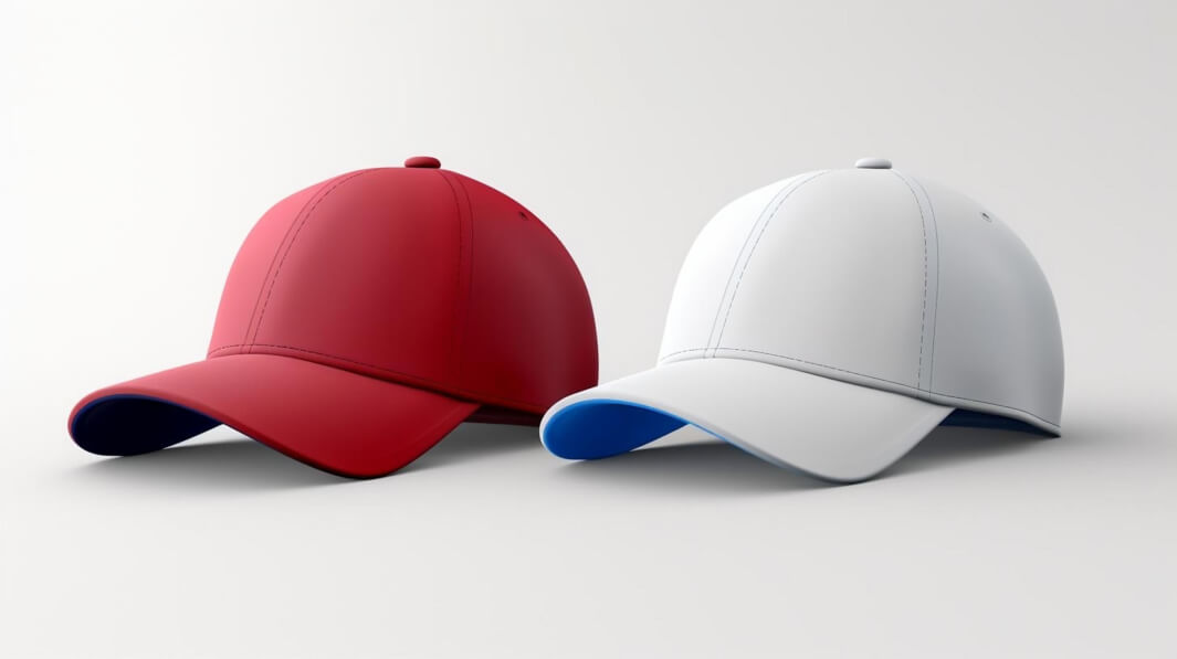 Download Two Baseball Caps on Neutral Background Mockups Online ...