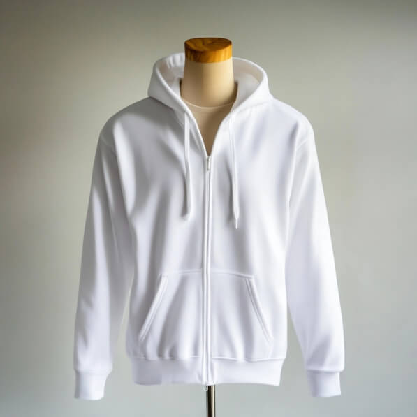 Download White Zip-Up Hoodie on Mannequin Mockups Online - Creative Fabrica