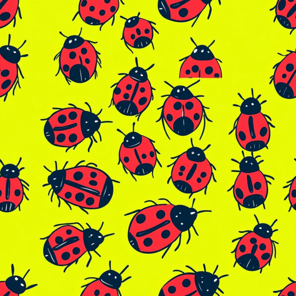 Download Colorful Ladybug Pattern Patterns Online - Creative Fabrica