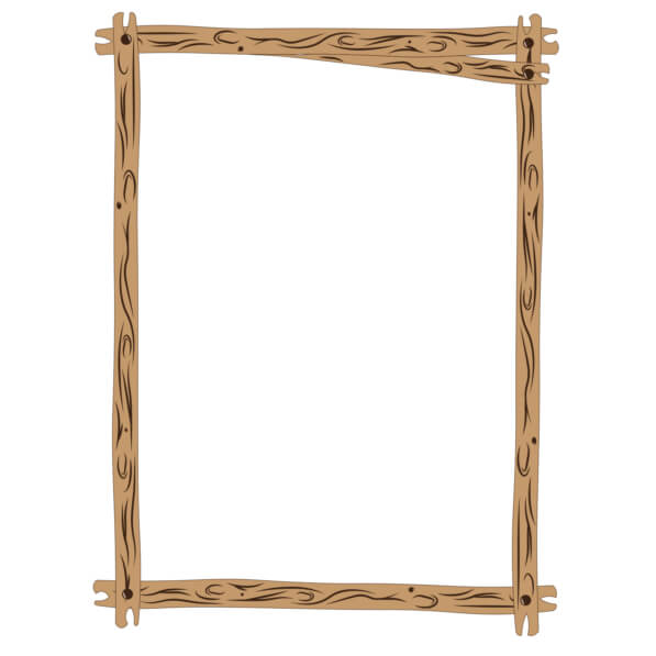 Download Rustic Wooden Frame Frames Online - Creative Fabrica