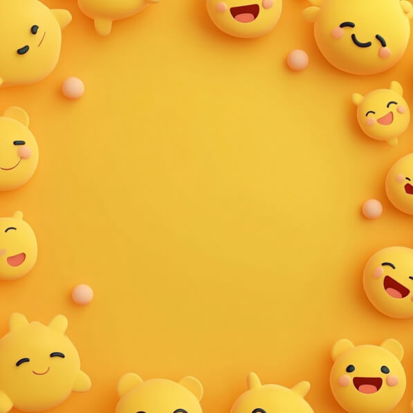 Download Cheerful Yellow Characters on Bright Background Backgrounds ...