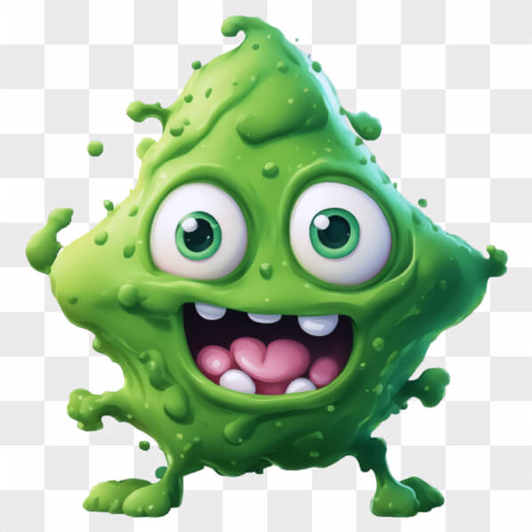 Download Playful Green Cartoon Character Cartoons Online - Creative Fabrica