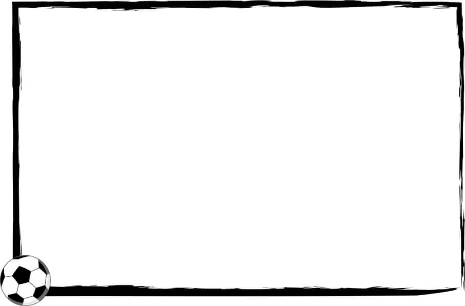 Download Blank Sports Frame with Soccer Ball Frames Online - Creative ...