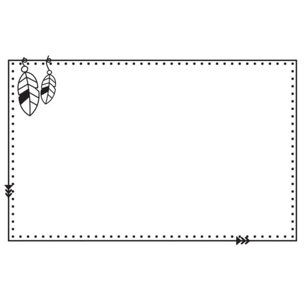 Download Decorative Border Design with Leaves and Arrows Frames Online ...