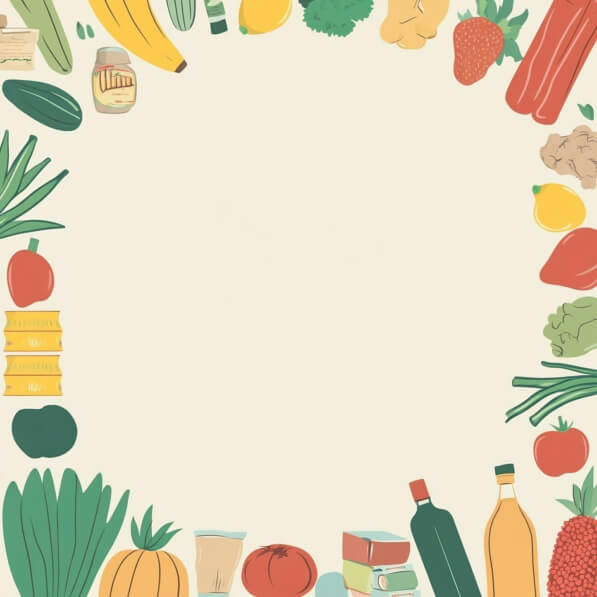 Download Colorful Arrangement of Food Items Backgrounds Online ...
