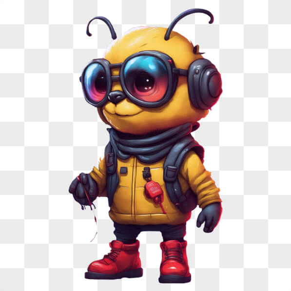 Download Stylish Bee Character Cartoons Online - Creative Fabrica
