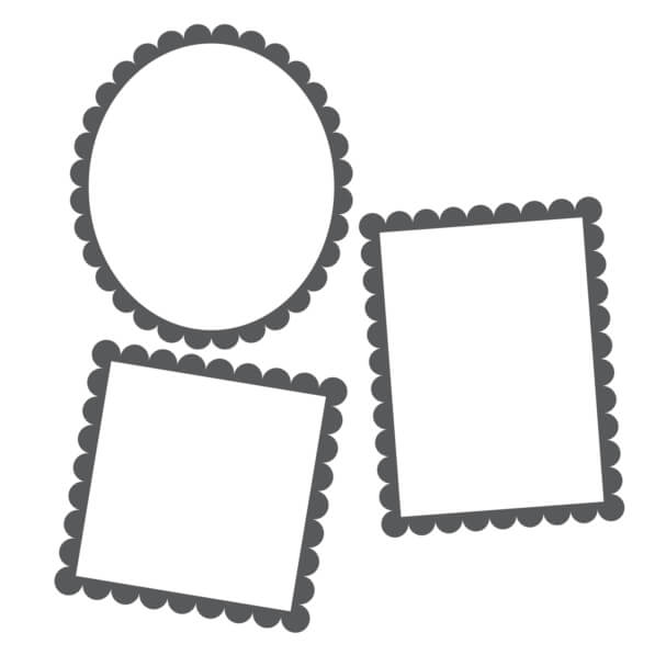 Download Scalloped Decorative Frames Frames Online - Creative Fabrica