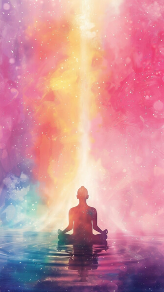 Download Meditation in Cosmic Colors Backgrounds Online - Creative Fabrica
