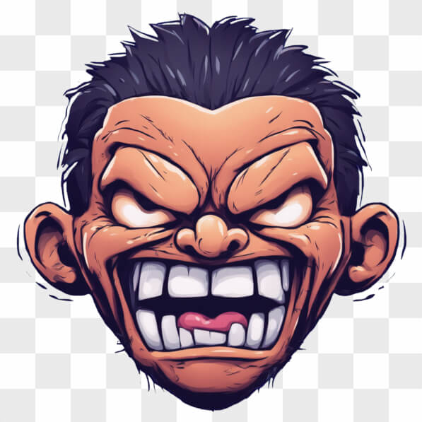 Download Intense Cartoon Face Cartoons Online - Creative Fabrica