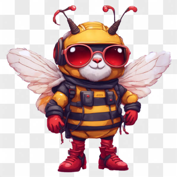 Download Cartoon Bee Character Cartoons Online - Creative Fabrica