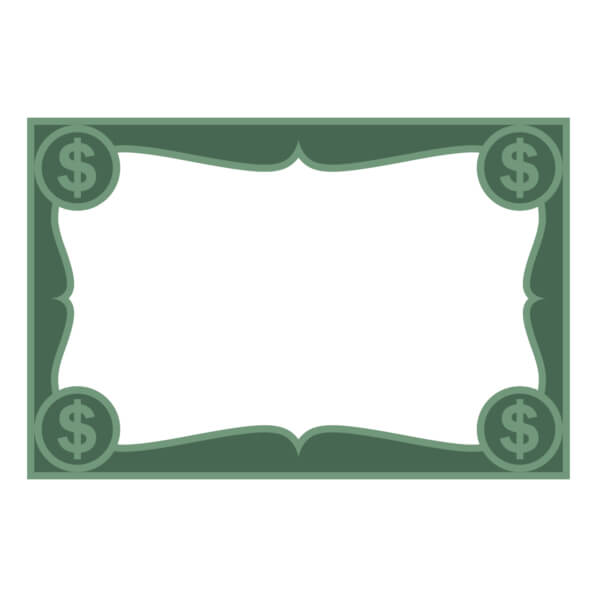 Download Blank Currency Note Design Frames Online - Creative Fabrica