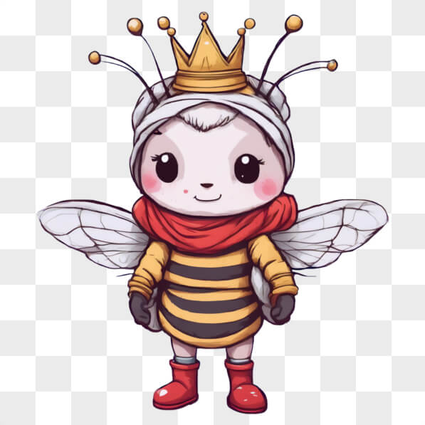 Download Whimsical Cartoon Bee Character Cartoons Online - Creative Fabrica