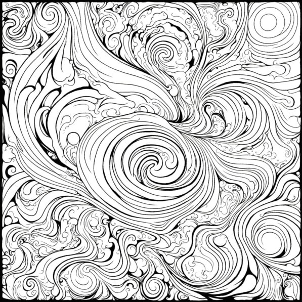 Download Intricate Abstract Line Art Coloring pages Online - Creative ...