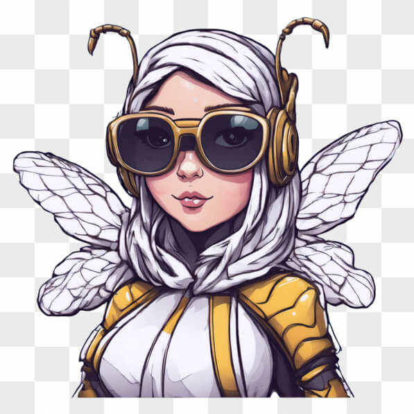 Download Stylized Bee-Human Hybrid Character Cartoons Online - Creative ...