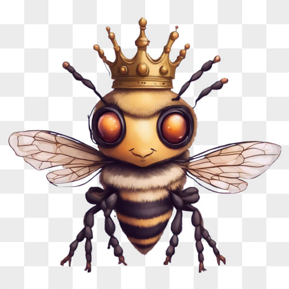 Download Royal Bee Character Cartoons Online - Creative Fabrica
