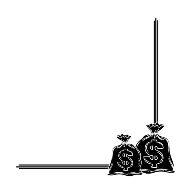 Download Money Bags Borders & Corners Online - Creative Fabrica