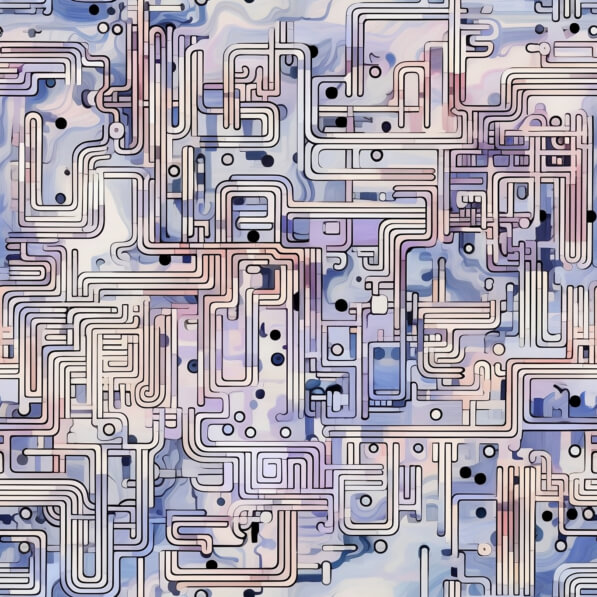 Download Intricate Abstract Design with Interconnected Lines Patterns ...