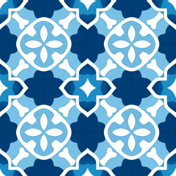 Download Intricate Blue and White Tile Pattern Patterns Online ...