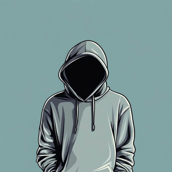 Download Faceless Figure in Gray Hoodie Backgrounds Online - Creative ...