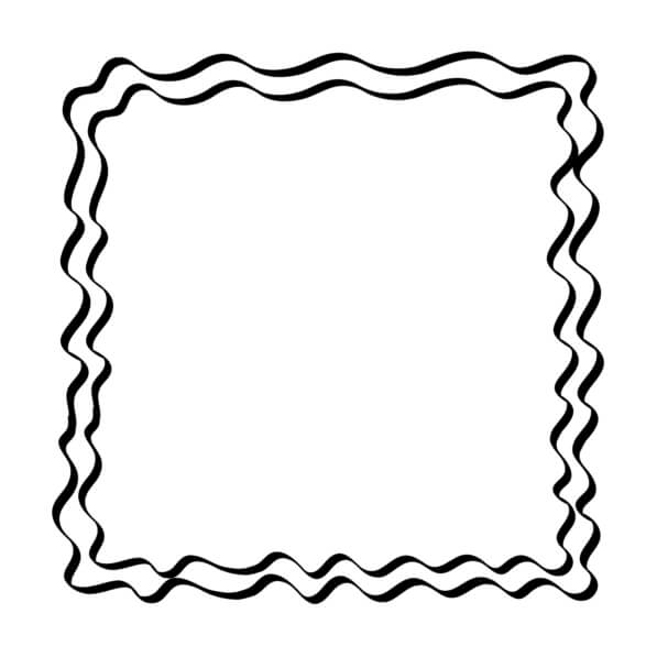 Download Wavy Black Frame Frames Online - Creative Fabrica