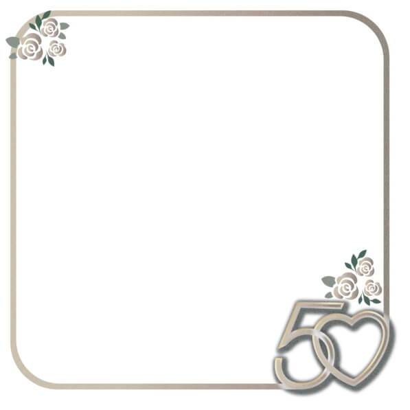 Download 50th Anniversary Celebration Frame Frames Online - Creative ...