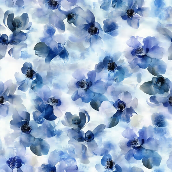 Download Blue Floral Pattern Patterns Online - Creative Fabrica