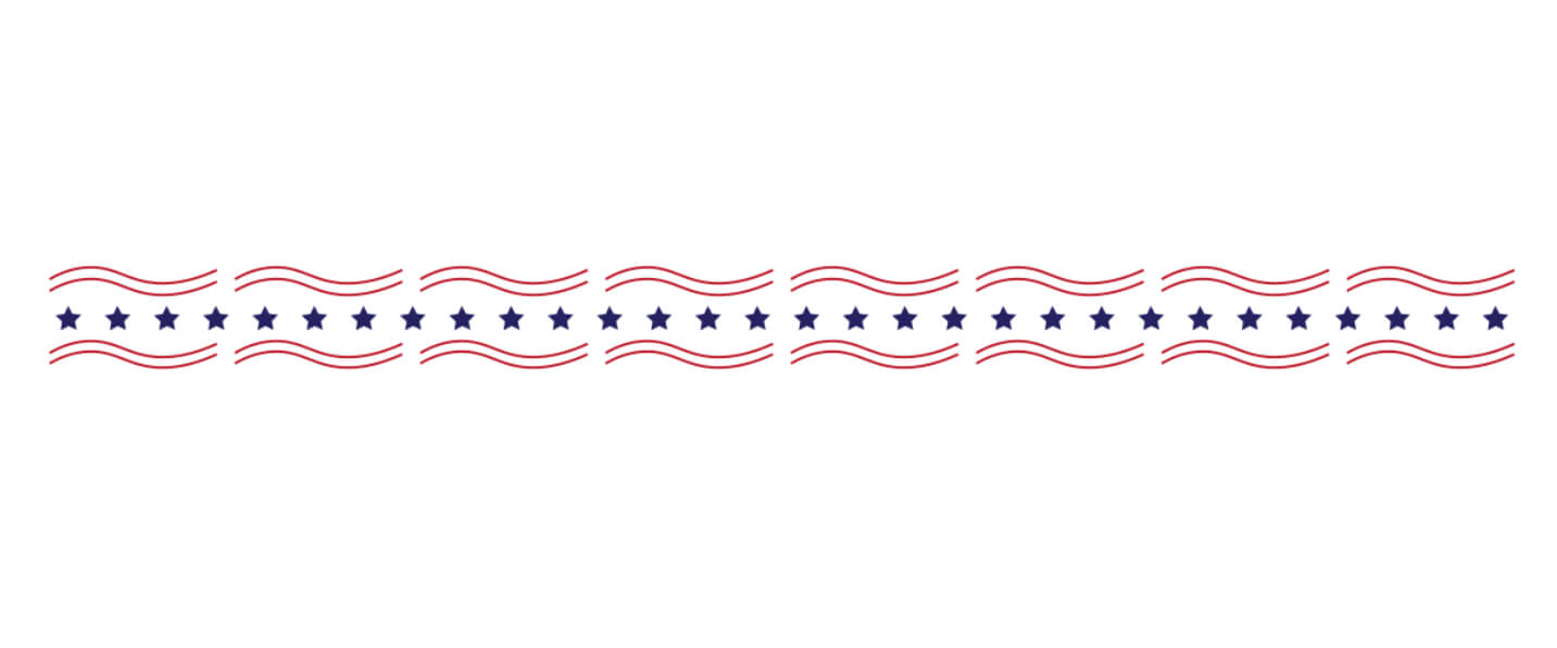 Download Patriotic Border Design with Waves and Stars Borders & Corners ...