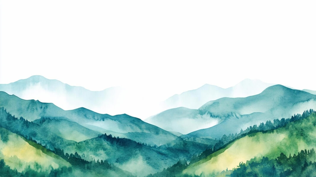 Download Watercolor Mountains Landscape Backgrounds Online - Creative ...