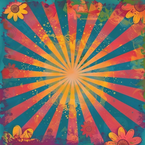 Download Vibrant Abstract Background with Radiating Rays Backgrounds ...