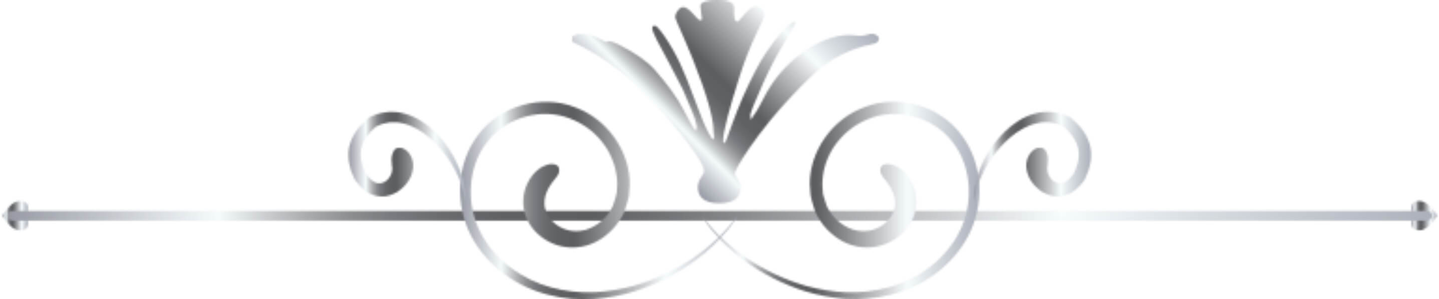 Download Elegant Silver Decorative Divider Borders & Corners Online ...