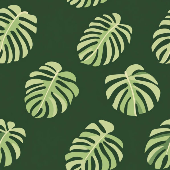 Download Tropical Monstera Leaves Pattern Patterns Online - Creative ...
