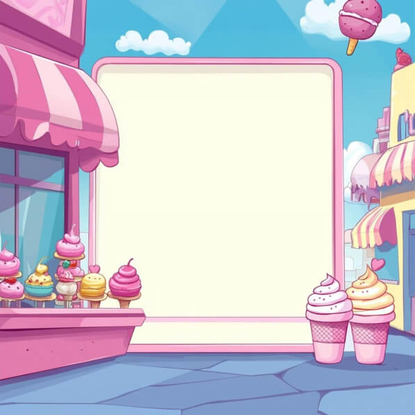 Download Whimsical Ice Cream Shop Scene Backgrounds Online - Creative ...