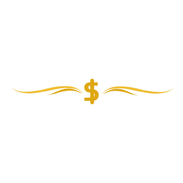 Descarga Diseño elegante del símbolo del dólar Bordes y Esquinas En ...