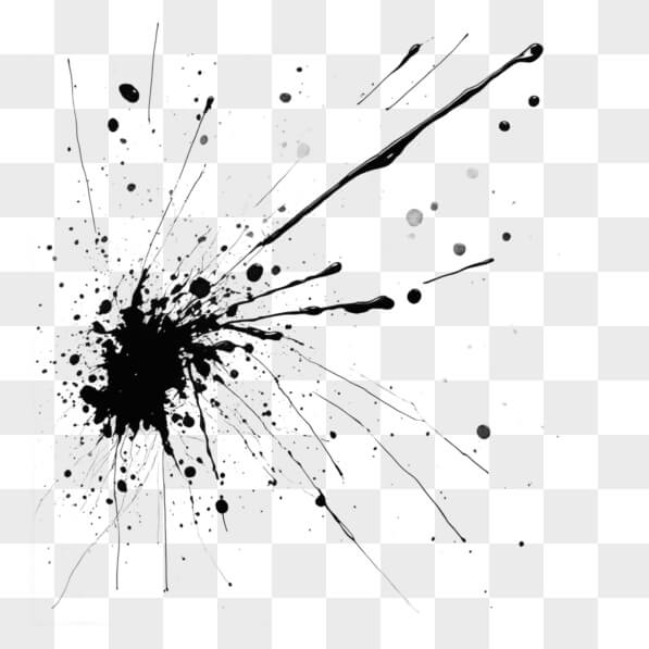 Download Black Paint Splash Abstract Art Sketches Online - Creative Fabrica