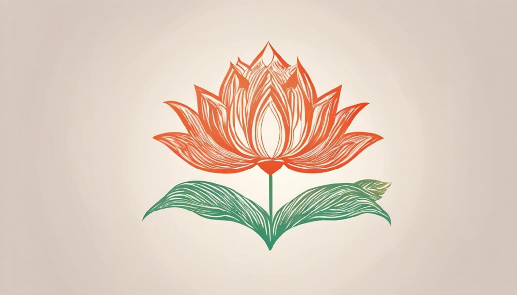 Download Stylized Lotus Flower Illustration Backgrounds Online ...