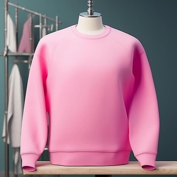 Download Bright Pink Sweatshirt Displayed on Mannequin Mockups Online ...
