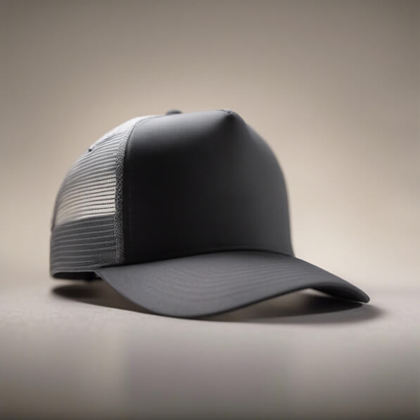 Download Gray Cap with Mesh Back Mockups Online - Creative Fabrica