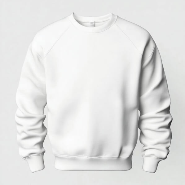 Baixe Moletom Branco Liso Mockups - Creative Fabrica