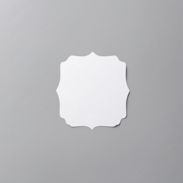 Download Blank Decorative Label on Gray Background Mockups Online ...