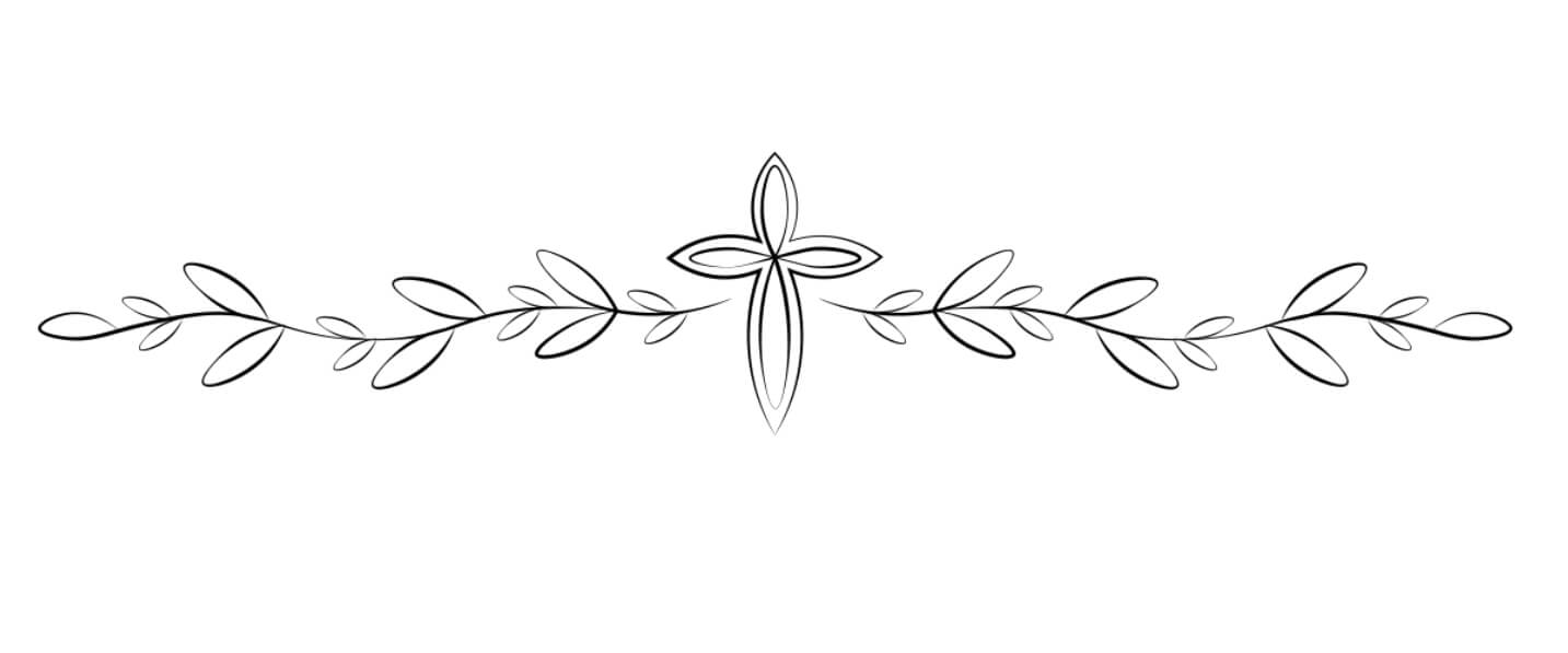Download Elegant Cross with Vines Borders & Corners Online - Creative ...