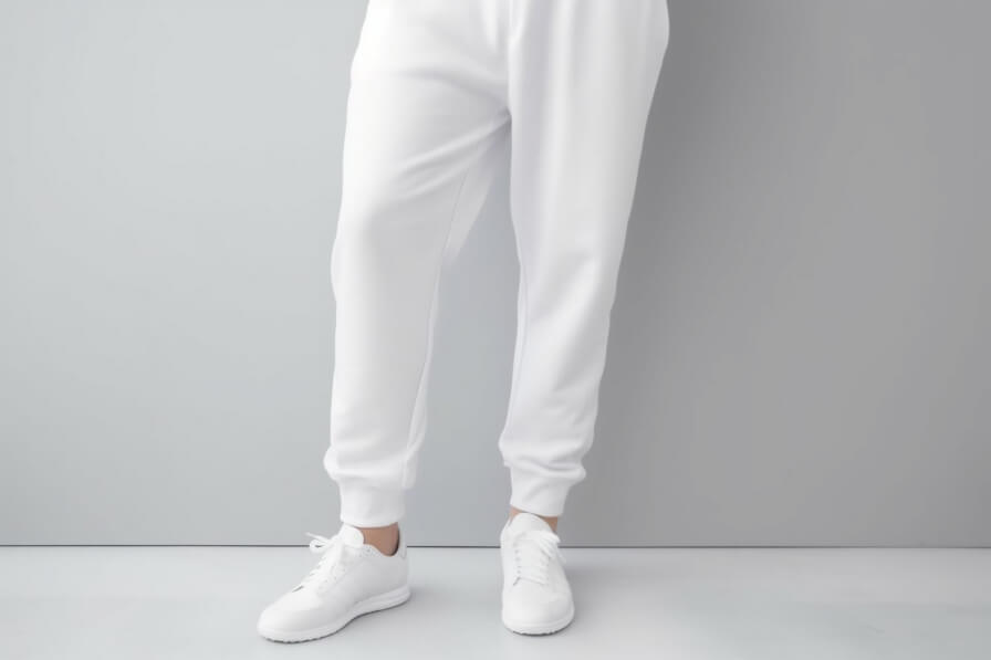 Download Stylish White Sweatpants and Sneakers Mockups Online ...