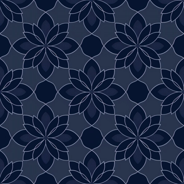 Download Navy Blue Floral Pattern Patterns Online - Creative Fabrica