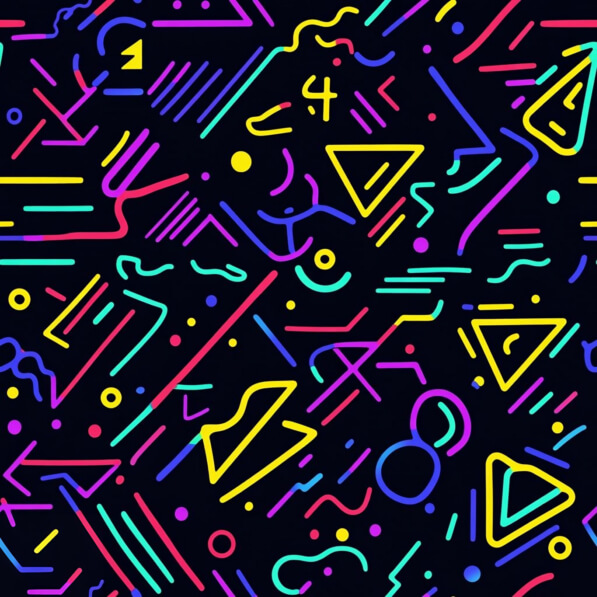 Download Vibrant Abstract Neon Pattern Patterns Online - Creative Fabrica